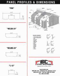 panel-profiles - BC Steel Buildings